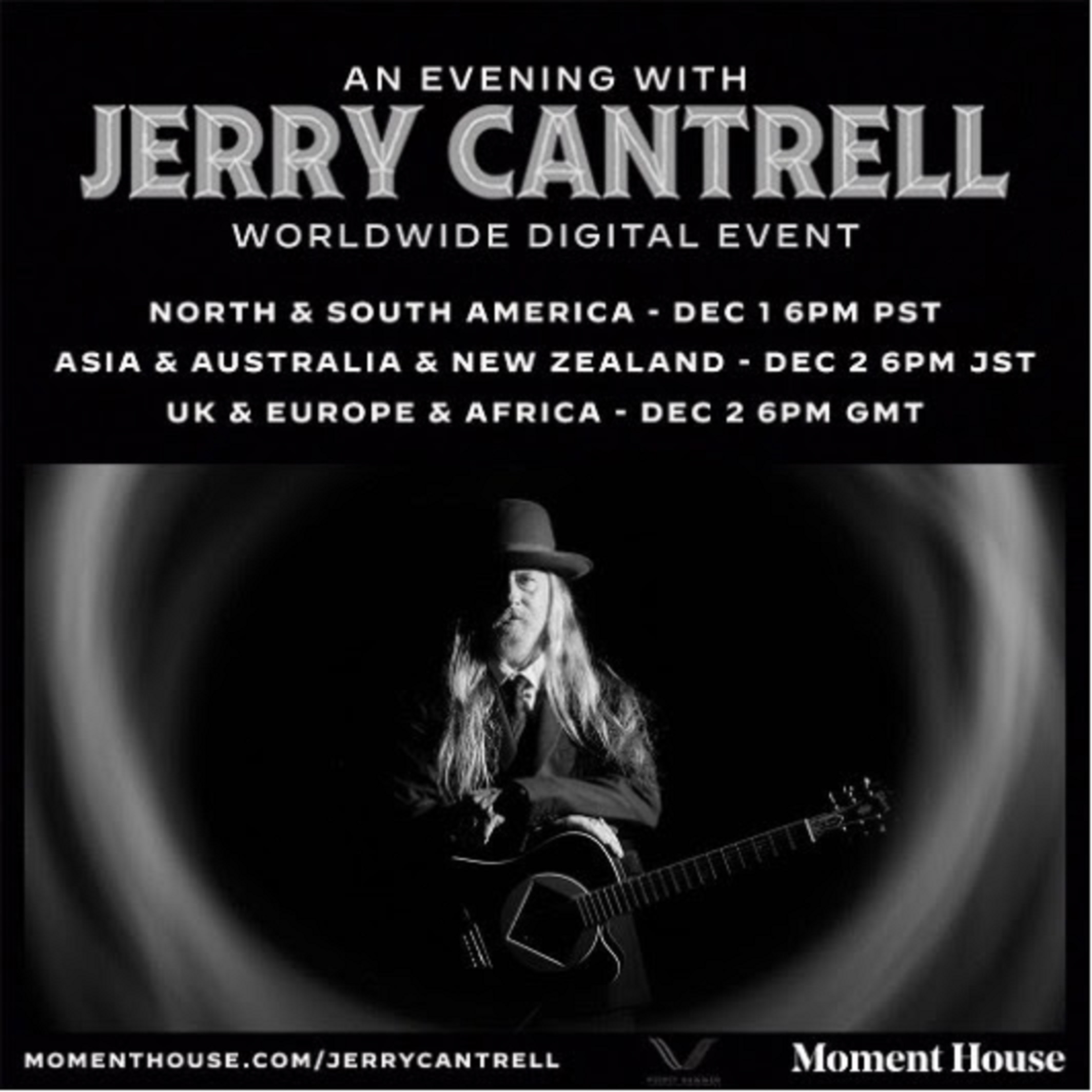 Jerry Cantrell Announces Global Livestream Event Grateful Web