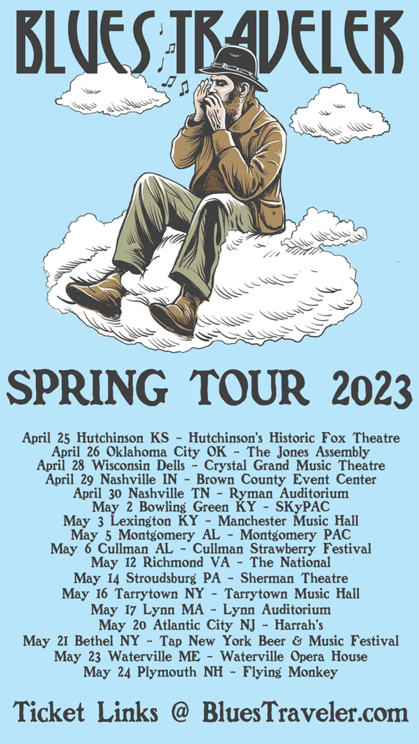 Blues Traveler Unveils 2023 Tour Dates W/ Release Of Double LP Live and ...