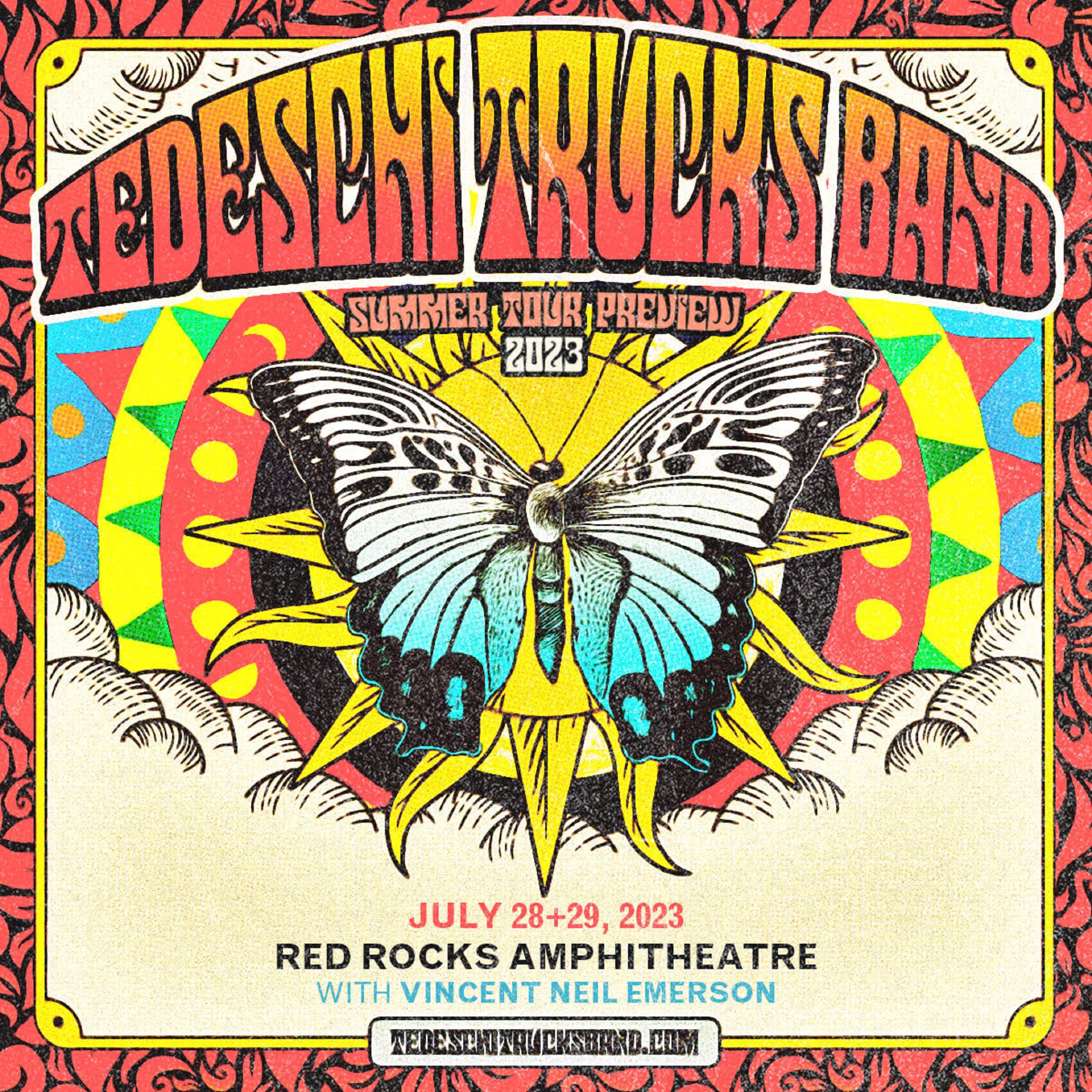 TEDESCHI TRUCKS BAND with VINCENT NEIL EMERSON Live at Red Rocks ...