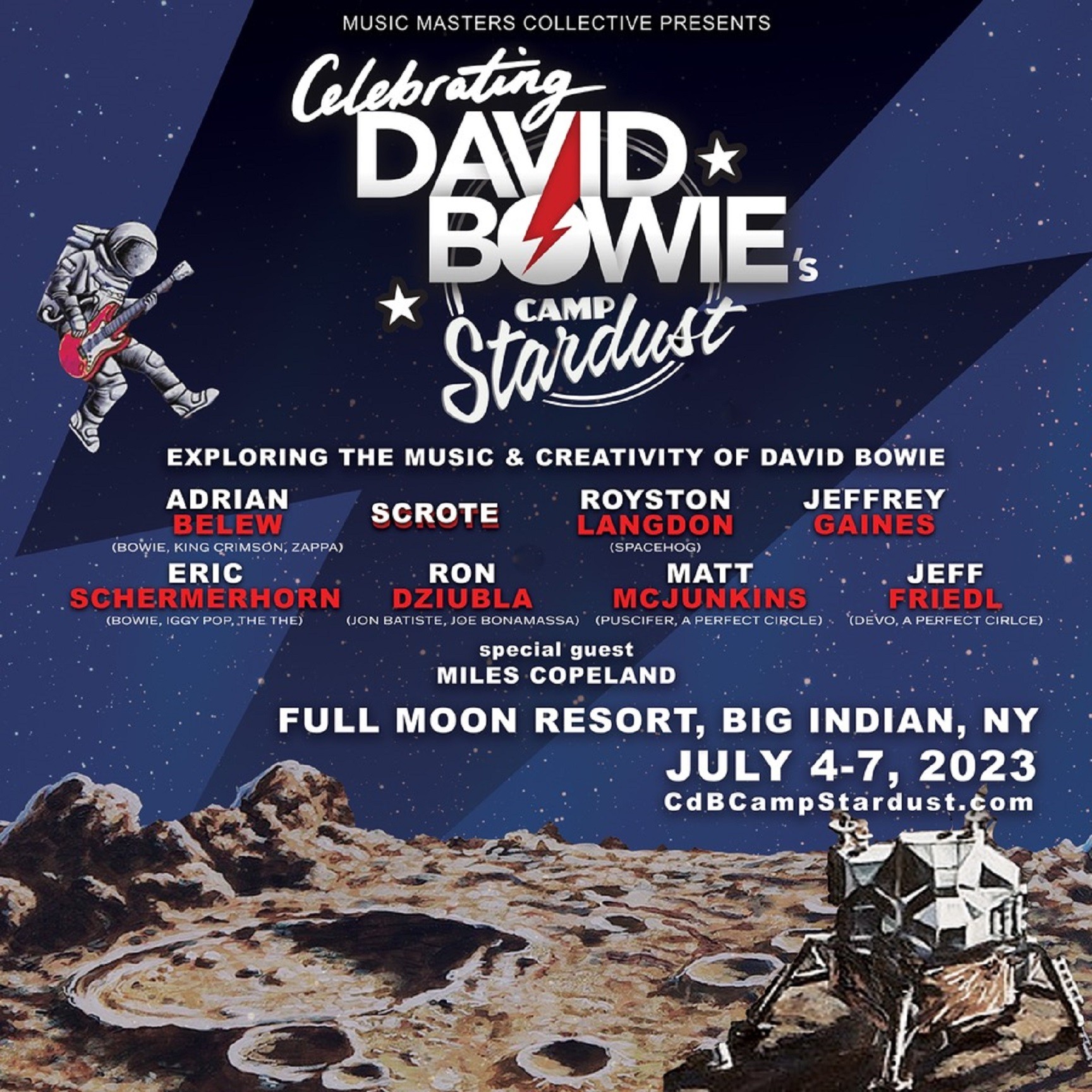 CELEBRATING DAVID BOWIE & MUSIC MASTERS COLLECTIVE ANNOUNCE INAUGURAL ...