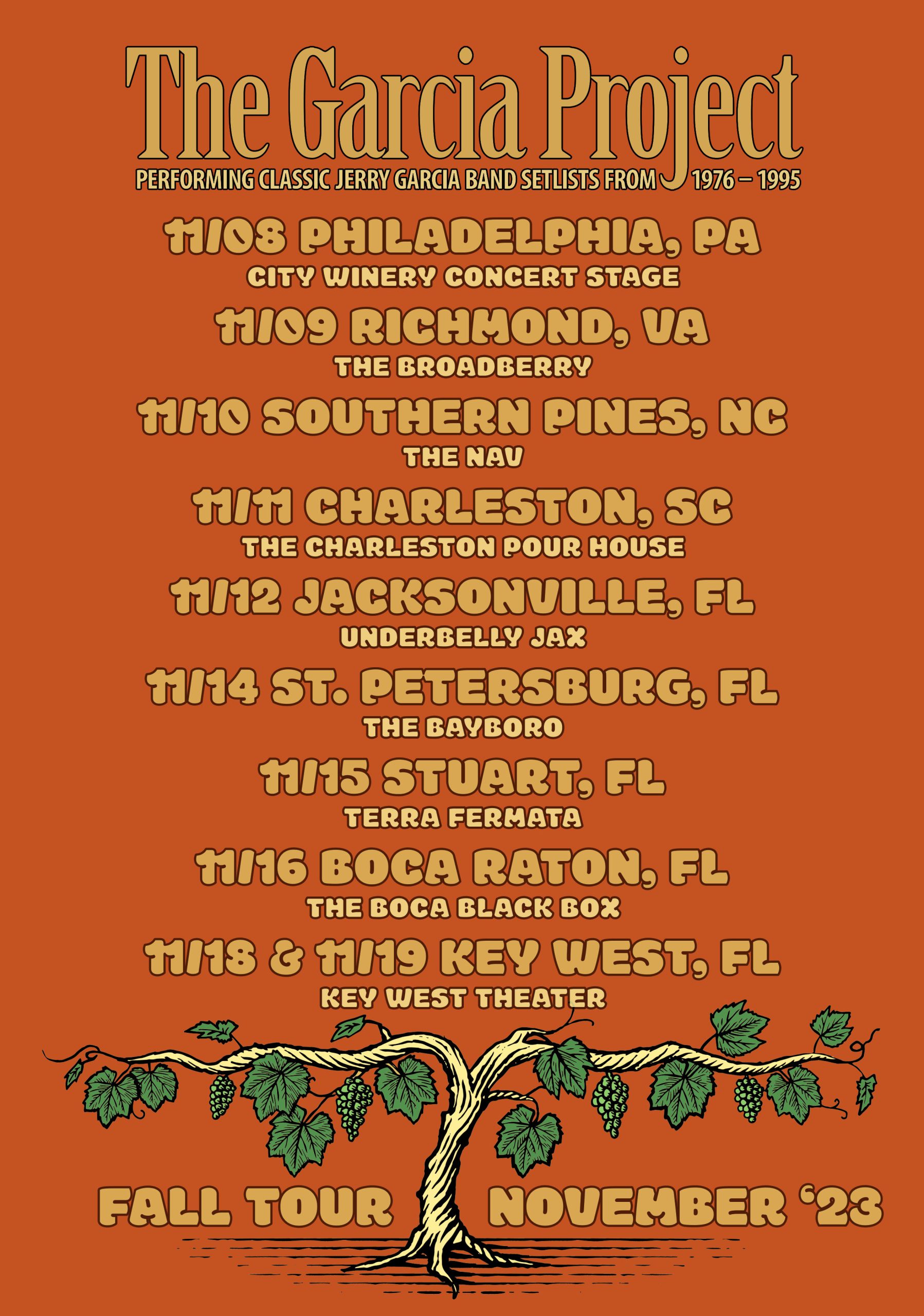 The Garcia Project Announces Electrifying 10-Night Tour this November ...
