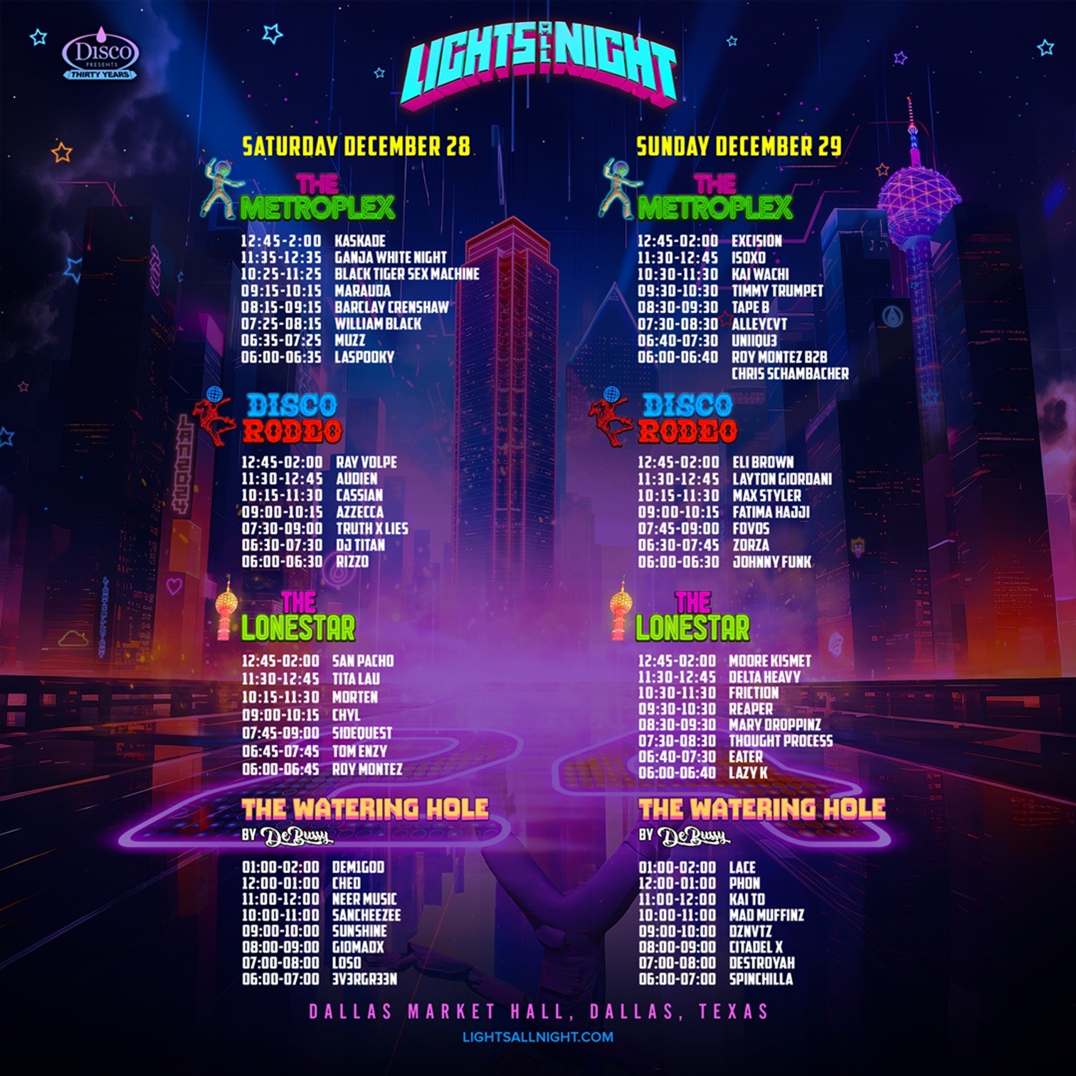 DISCO PRESENTS TAKES OVER DALLAS FOR NEW YEAR’S WEEK: DECEMBER 27–31 ...
