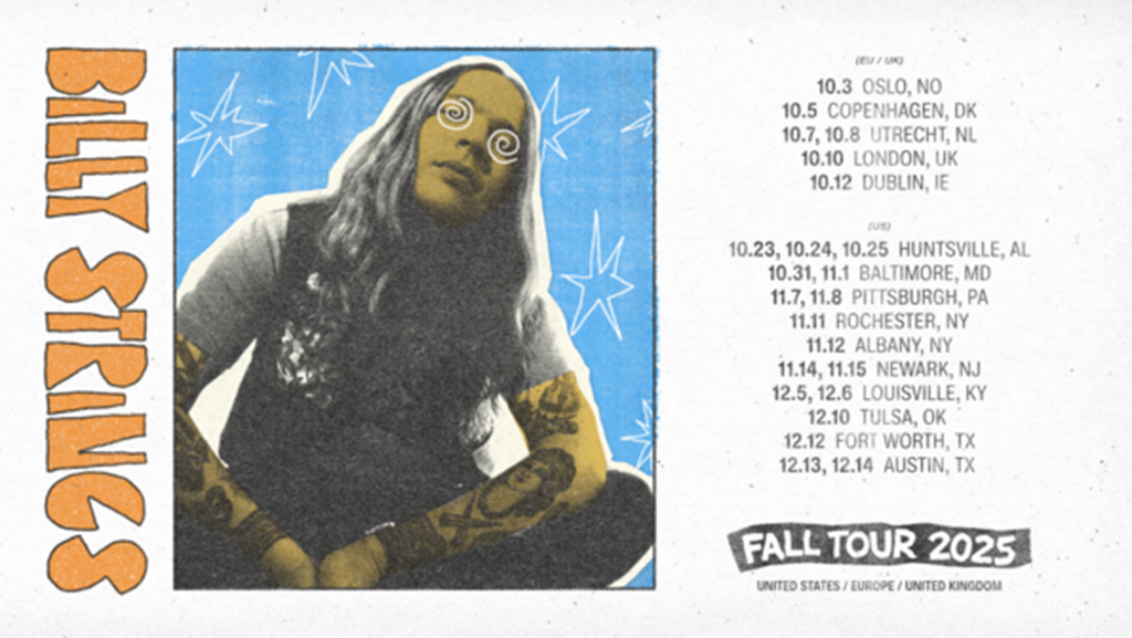 Billy Strings confirms 2025 fall headline tour | Grateful Web